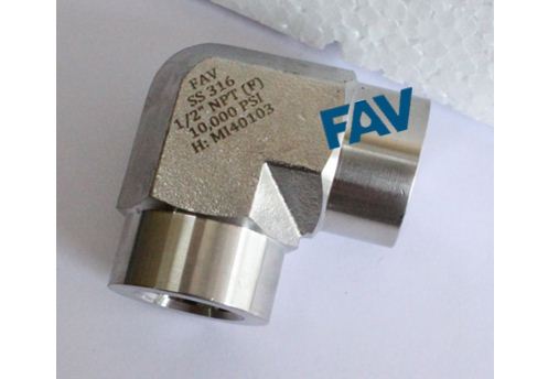 Elbow 10000 psi High Pressure 700 Bars in NPT and BSP