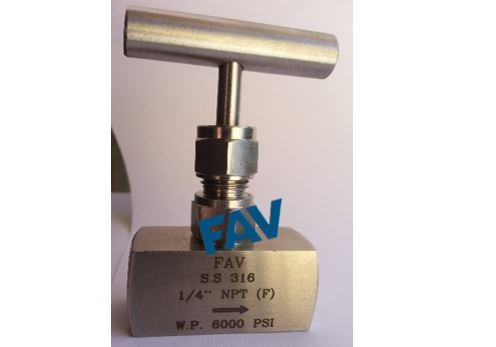 Needle Valves Female X Female 3000 Psi, NPT/BSP