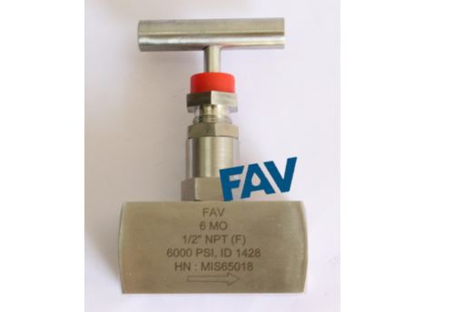 Needle Valves Female X Female 6000 Psi, NPT/BSP