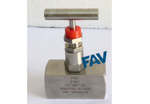 Needle Valves Female X Female 6000 Psi, NPT/BSP