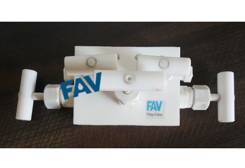PTFE Manifold Valve 5 way and range of PTFE Instrumentation Valves