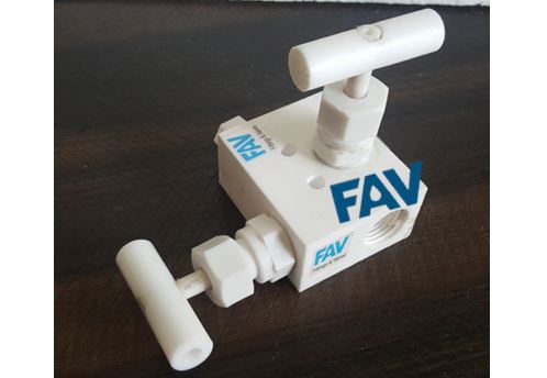 PTFE Manifold Valve 2 way and range of PTFE Instrumentation Valves