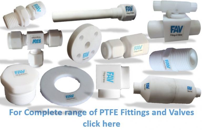 PTFE Needle Valve MalexFemale- Manufacturer, completely from PTFE