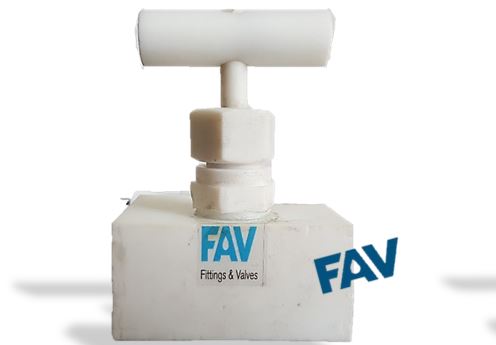 PTFE Needle Valve, Manufacturer, Made completely from PTFE