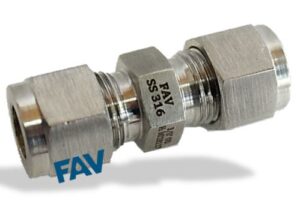 Straight Union Double Ferrule Fittings, Compression Tube Fittings