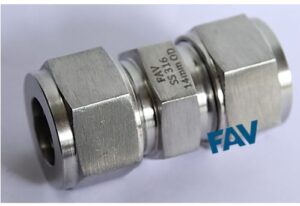 Straight Union Double Ferrule Fittings, Compression Tube Fittings