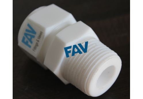 PTFE Male Connector NPT and range of PTFE Tubing Fittings