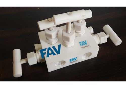 PTFE Manifold Valve 5 way and range of PTFE Instrumentation Valves