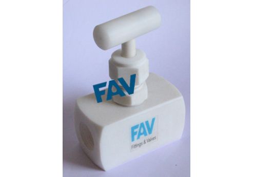 PTFE Needle Valve, Manufacturer, Made completely from PTFE