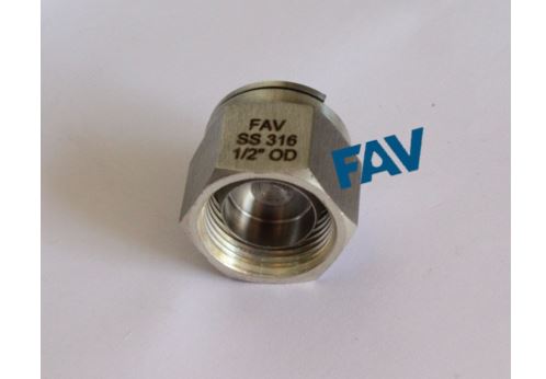 Tube Plug Twin ferrule fittings, Compression Tube Fittings