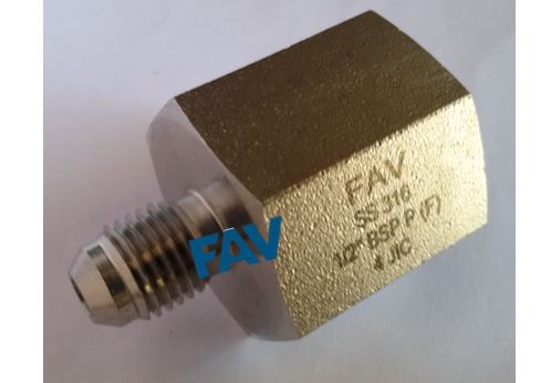 JIC to BSP Adapter, BSPP to JIC Adapter – for JIC tubes