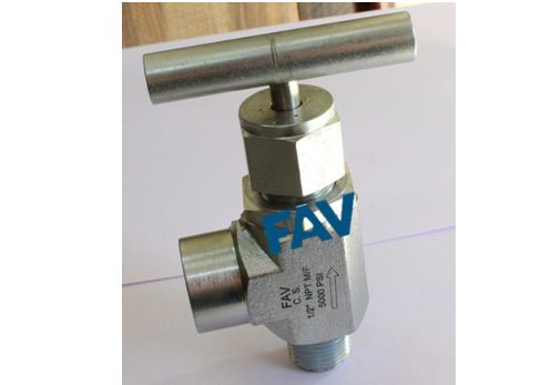 Forged Body Steel Angle Needle Valve 6000 psi in NPT and BSP