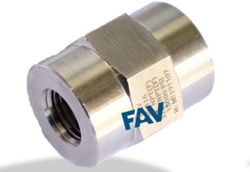 High Pressure Coupling 15000 psi 1000 Bars in NPT and BSP